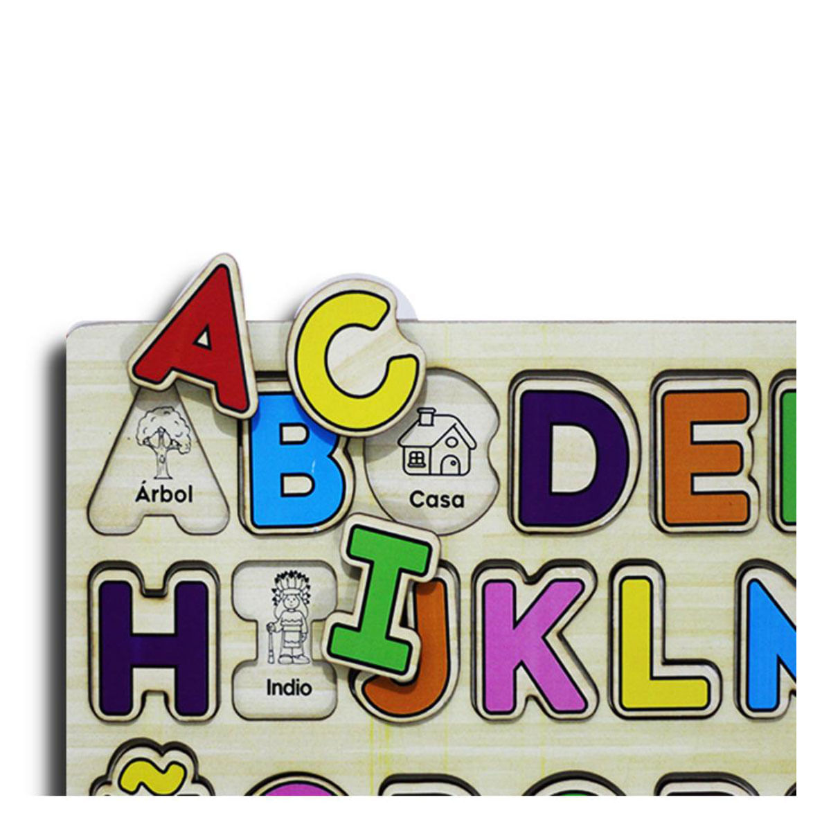 Rompecabezas del Abecedario Roca Didacticos Esmeralda Mayúsculas | Chedraui