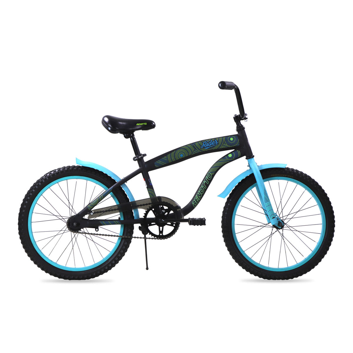 Bicicleta Infantil Benotto para Niño R20 1V Acero contra pedal Negro ...