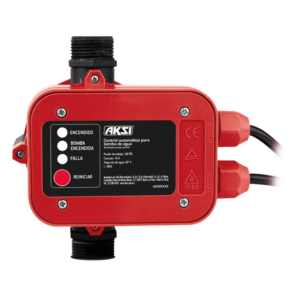 Control de Presión Automático para Bombas Aksi 180° | Chedraui