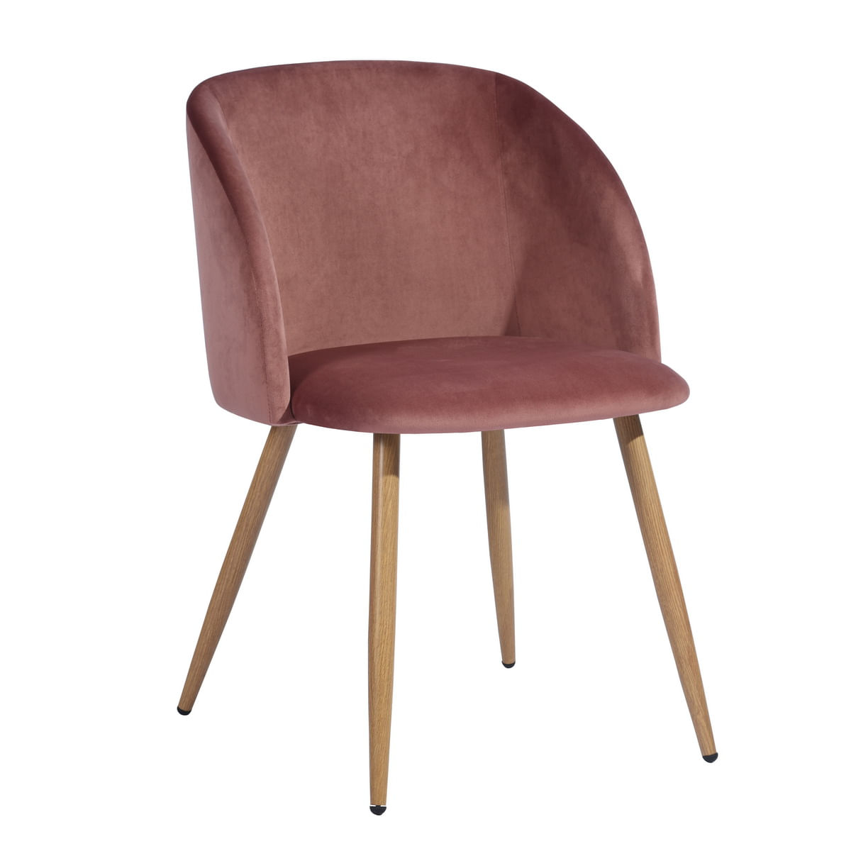 Silla de Comedor FurnitureR Rosa Palido Ynez 2 Sillas