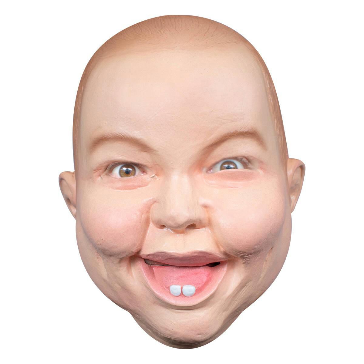 Máscara de Halloween para Adulto REV Smiley Baby Linea Humor Tipo Head Mask