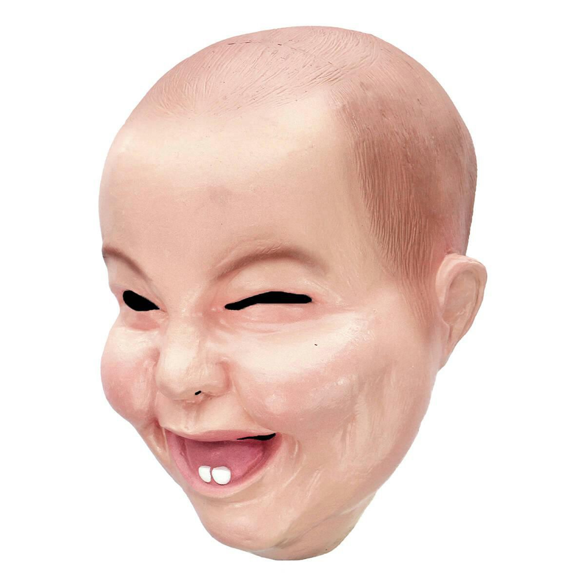 Máscara de Halloween para Adulto REV Smiley Baby Linea Humor Tipo Head Mask
