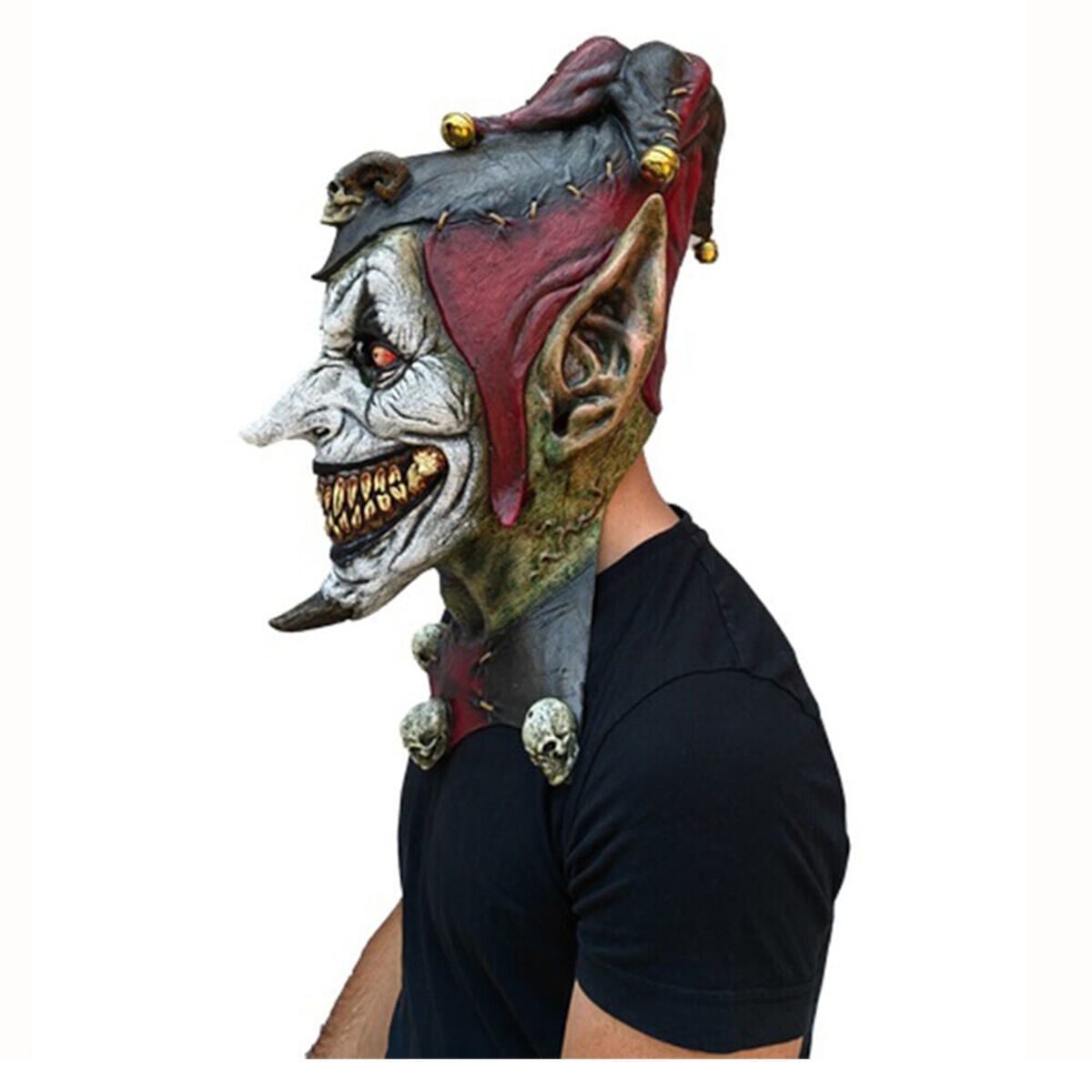 Máscara de Halloween para Adulto Rev Linea Nihgtmare Makers Jesterblin | Chedraui