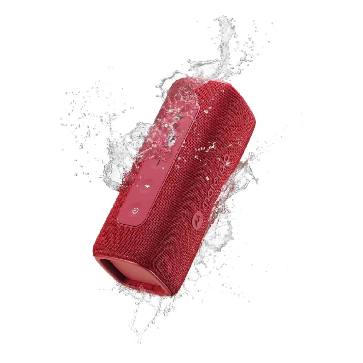 Bocina Motorola ROKR 600 Bluetooth Portátil IP67 Rojo
