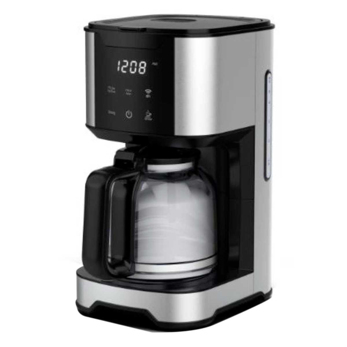 Cafetera de Goteo Pink Garlic de 12 Tazas Programable Wifi Negro PGCMW