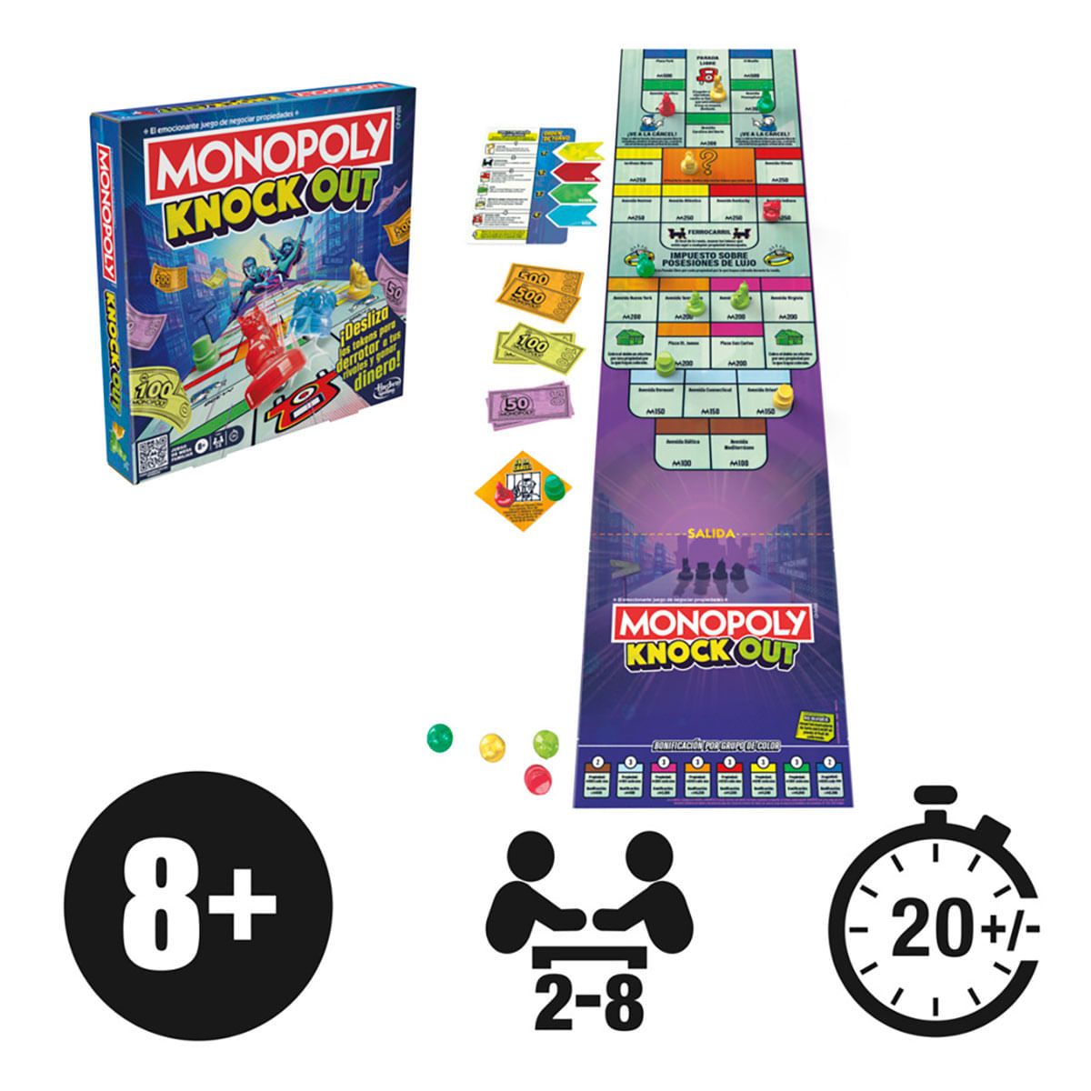 Juego de Mesa Monopoly KnockOut | Chedraui