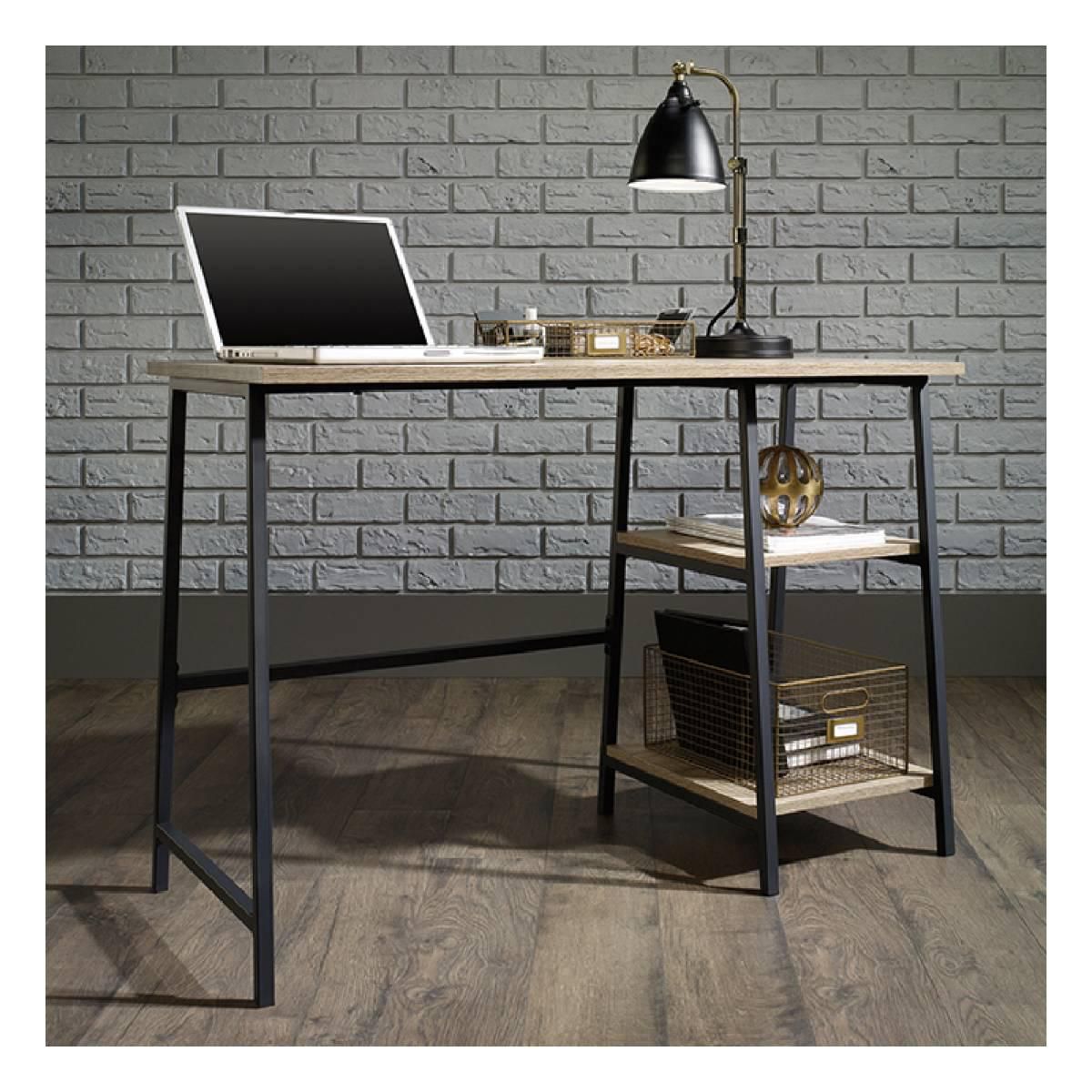 Escritorio Sauder Amplio 2 Repisas Roble 420032