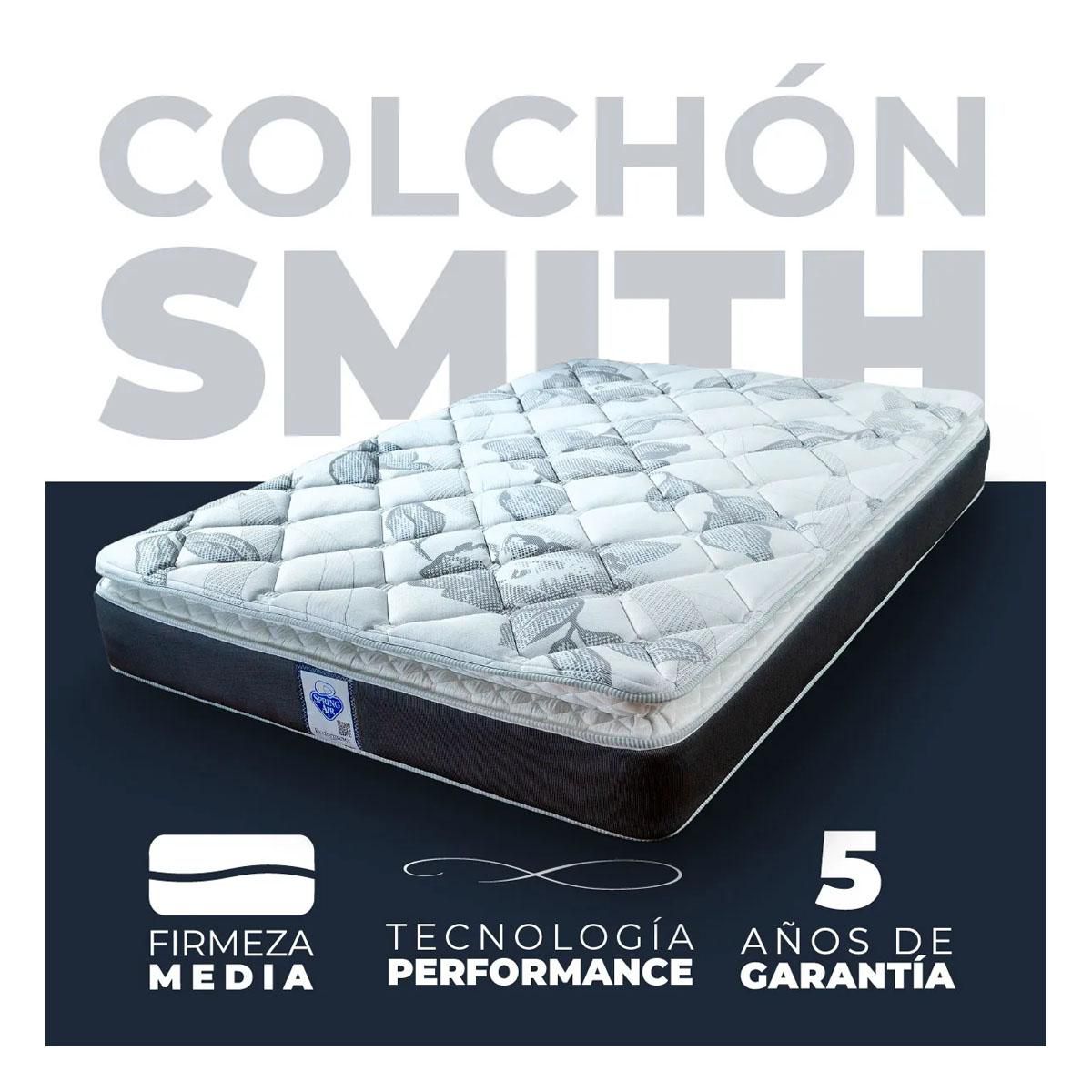 Colchón Spring Air Smith King Size más Box más Almohadas más Protector ...