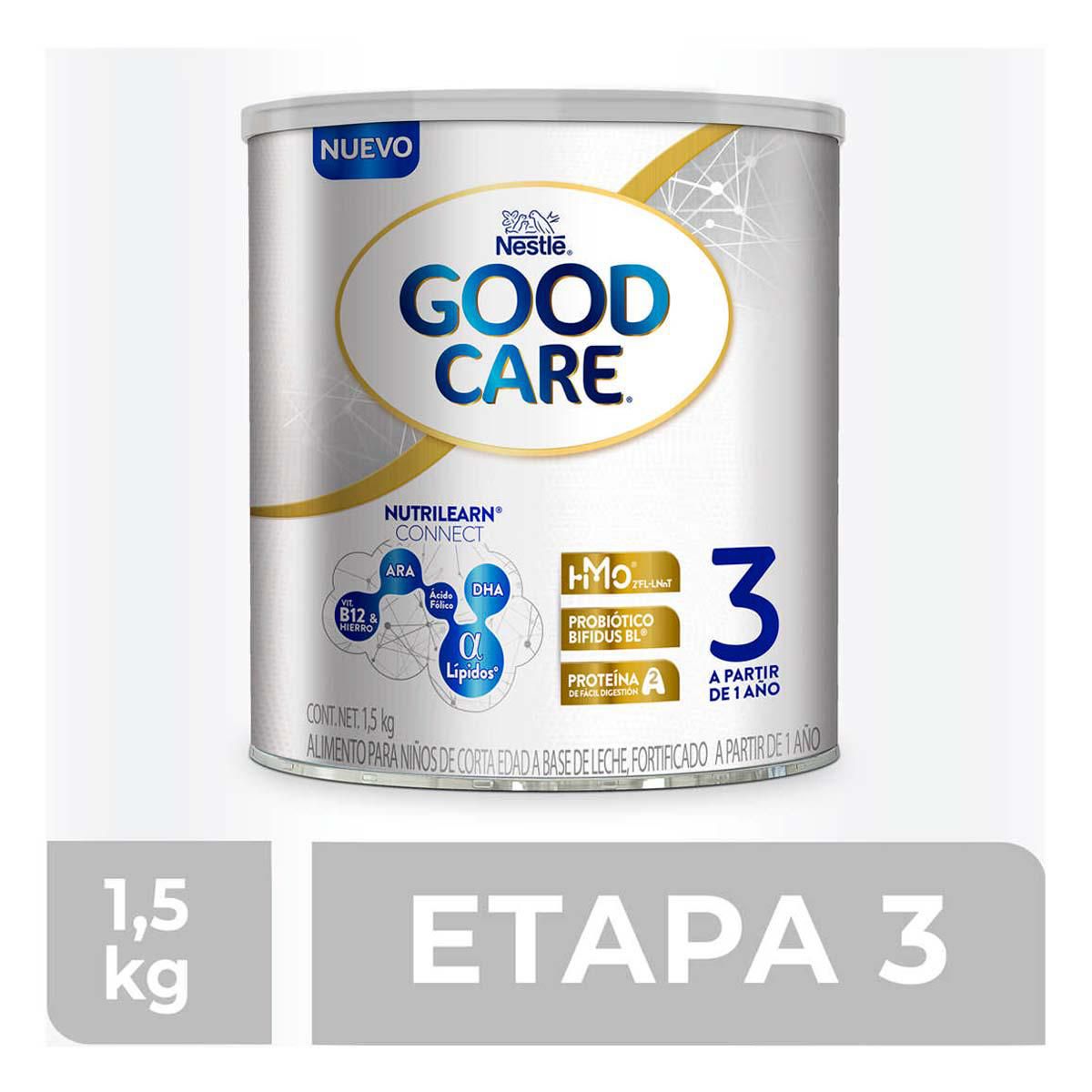 Fórmula Infantil en Polvo Good Care 3 para Niños de Corta Edad a Base ...