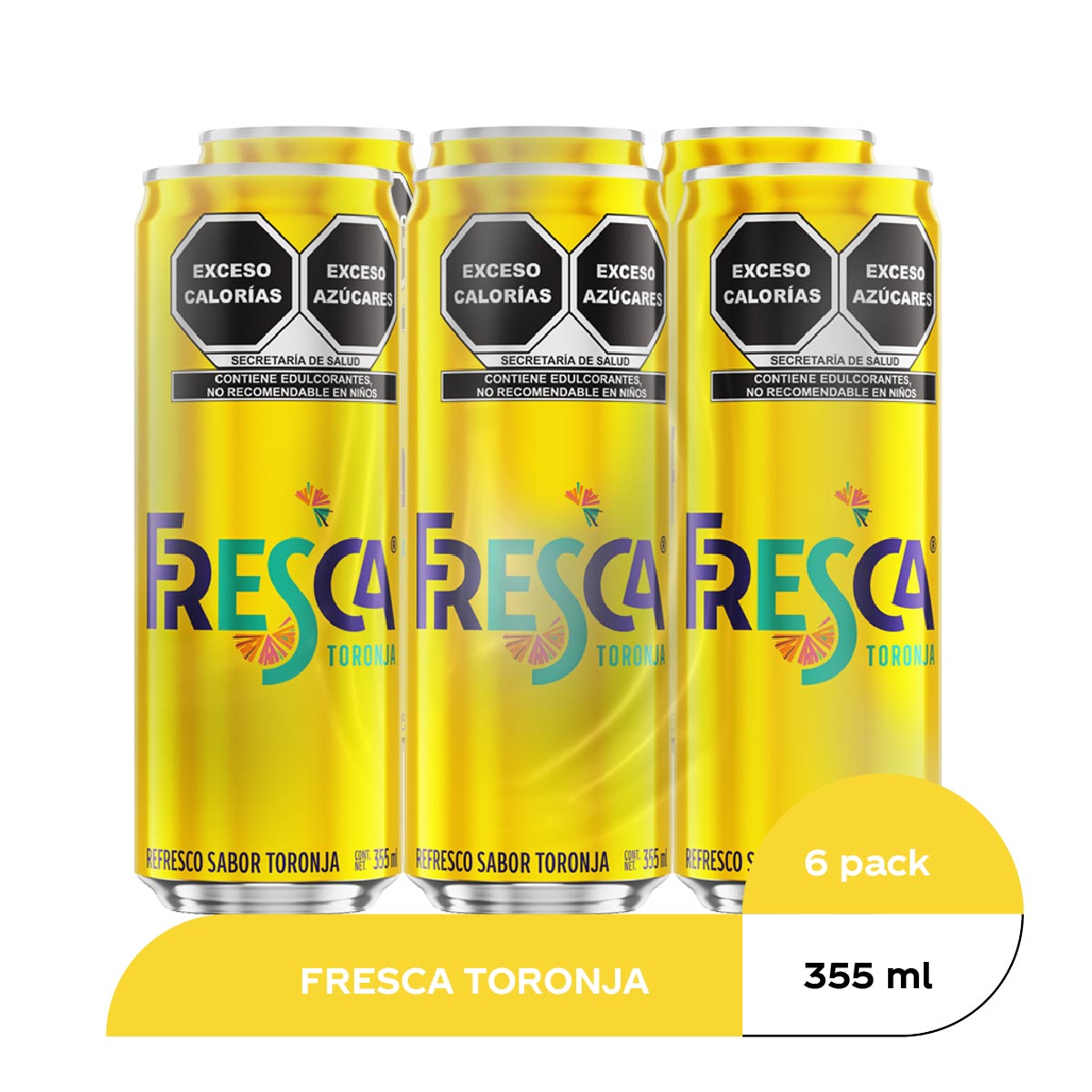 Refresco Fresca 6 Pack Lata 355ml | Chedraui