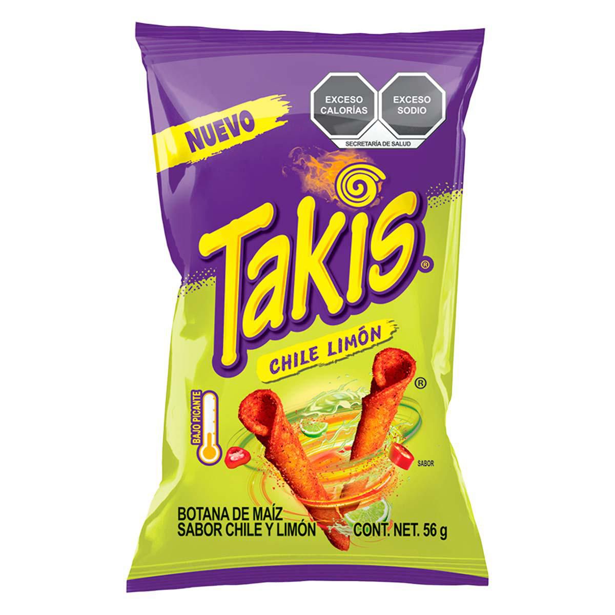 Botana Takis Chile/Limón 56g | Chedraui