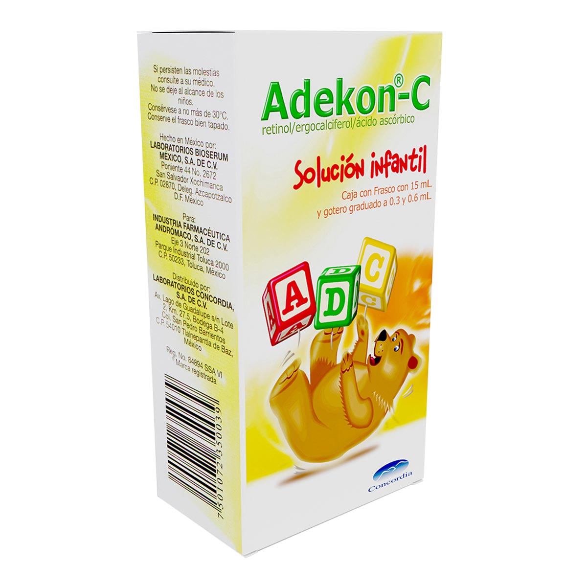 Solución Infantil Adekon-C Frasco con 15ml | Chedraui