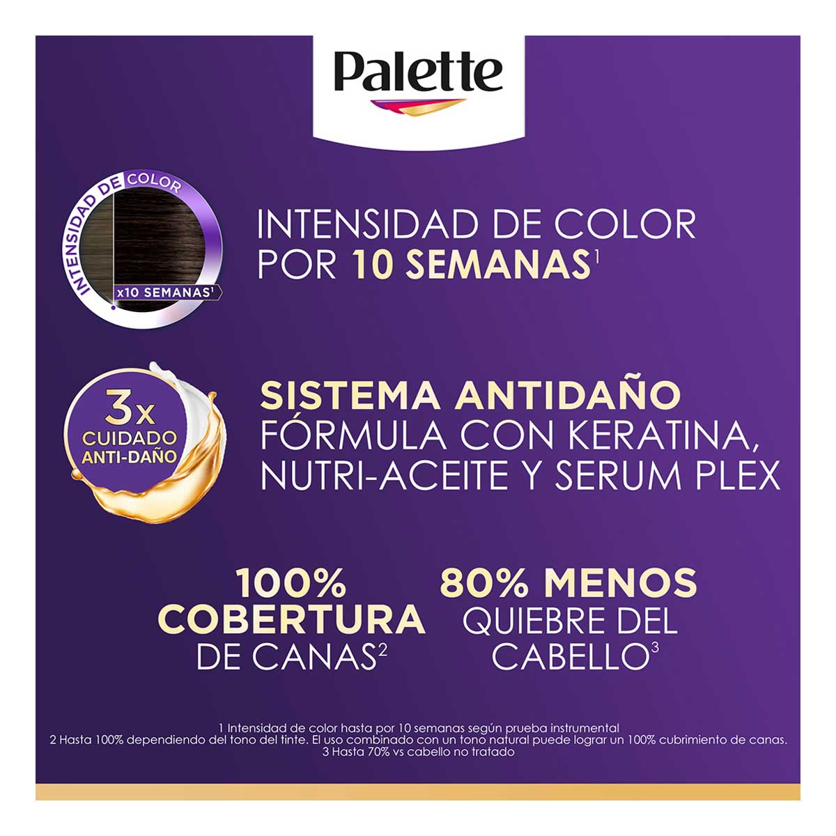 Tinte de Cabello Palette Color Creme Violeta Rojizo 4-90 | Chedraui