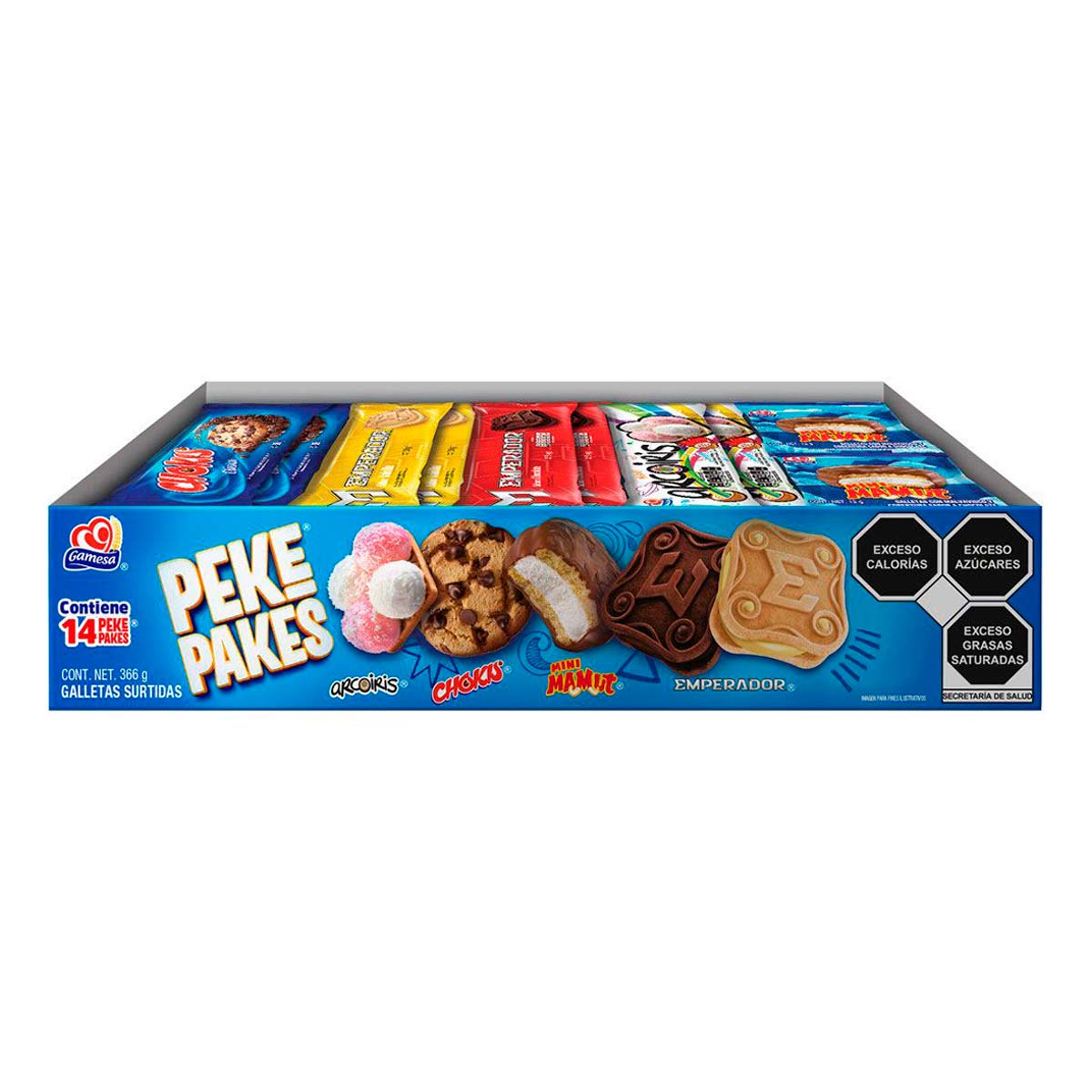 Galletas Gamesa Peke Pakes 14 Piezas 366g | Chedraui