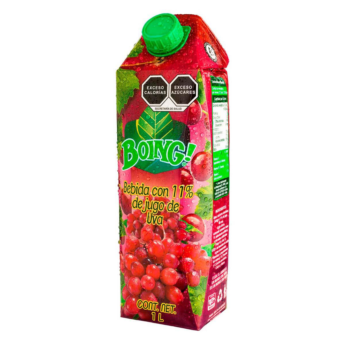 Bebida Boing Tradicional de Jugo de Uva 1L | Chedraui